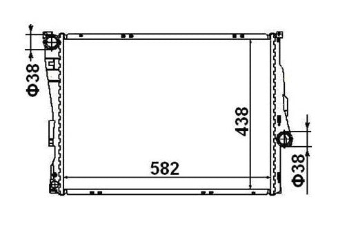 BMW E46 3 Series E85 Z4 Convertible Radiator / BM27026 - Gepps Cross ...