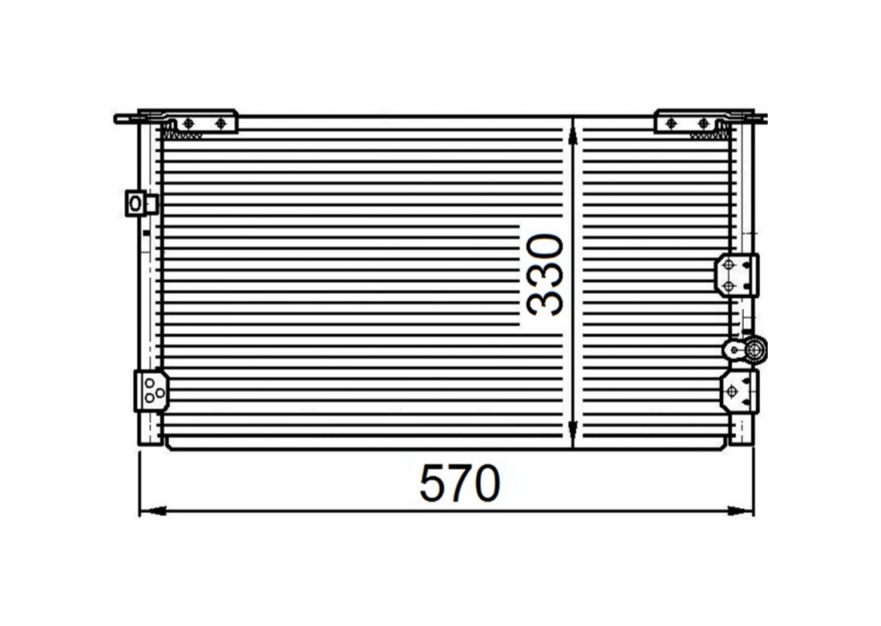 Toyota Hilux LN RZN147 Condenser / CTY18060A - Gepps Cross Auto Parts ...