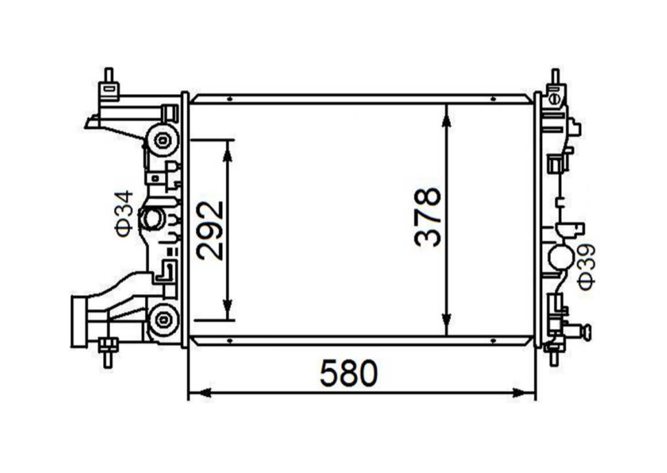 Holden Cruze JG JH Radiator / HD22058 – Gepps Cross Auto Parts