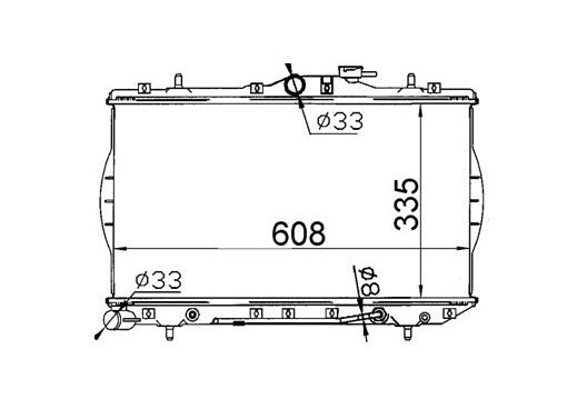 Hyundai Excel X3 Radiator / HY21014 – Gepps Cross Auto Parts