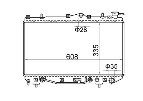 Hyundai Excel X2 Radiator / HY21021 – Gepps Cross Auto Parts