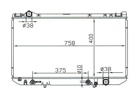 Lexus LS400 Radiator / LX13017 – Gepps Cross Auto Parts
