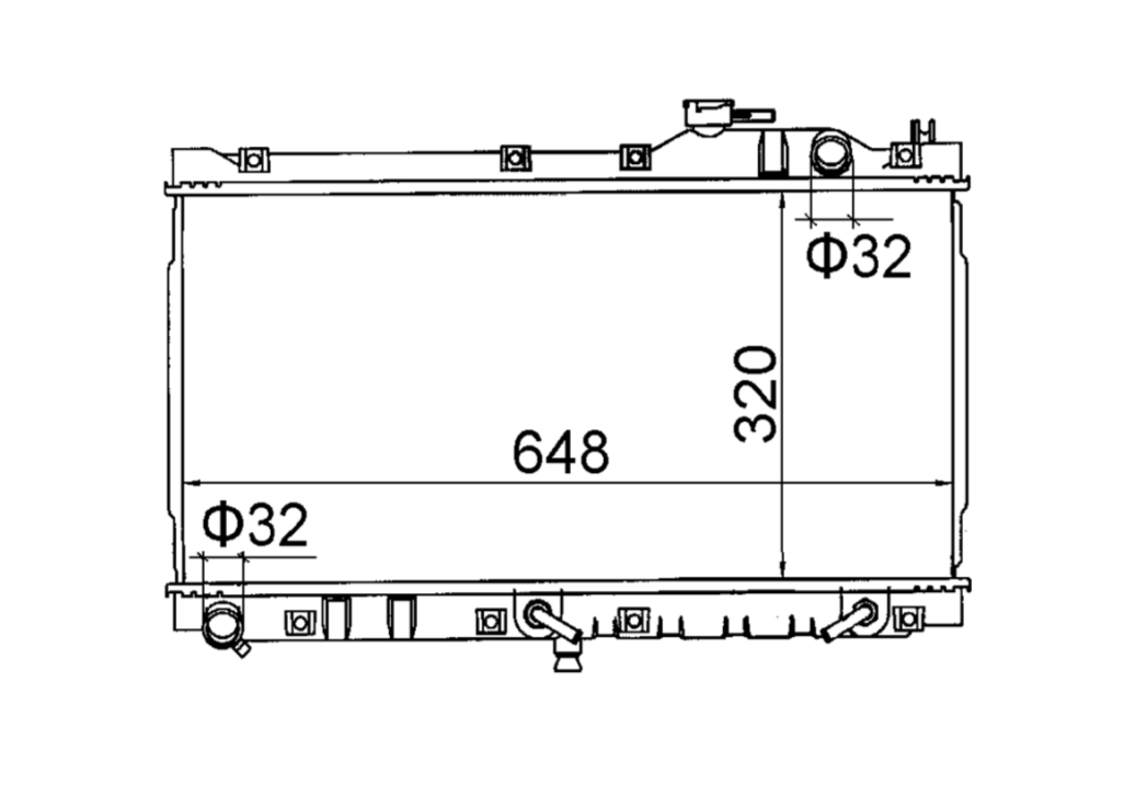 Mazda MX5 NA 1.6L Radiator / MA23031 – Gepps Cross Auto Parts
