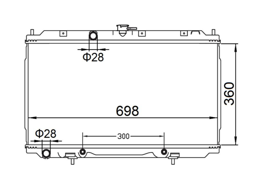 Nissan Pulsar N16 5-Door Hatchback 1.8L Radiator / NI19067 – geppscrossauto