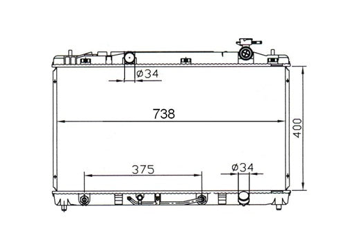 Toyota Camry ACV40 2.4L Radiator / TY18093 – Gepps Cross Auto Parts