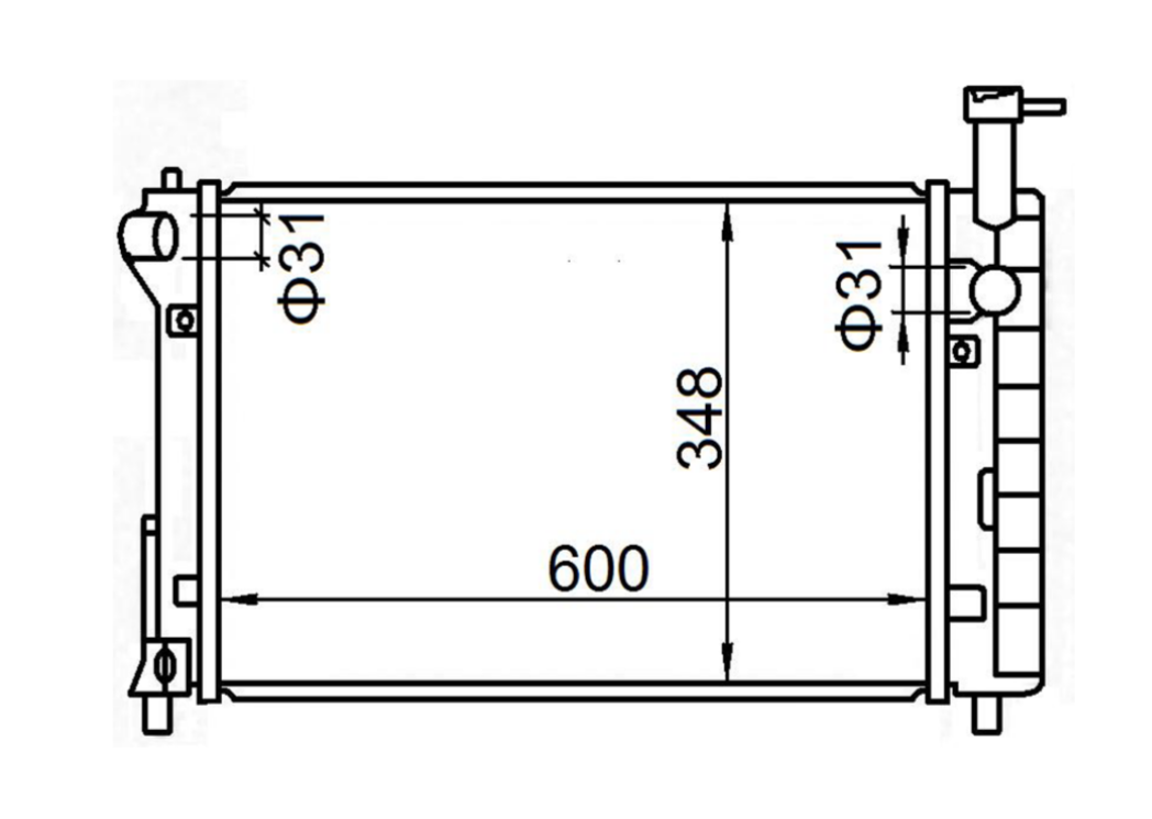 Toyota Prius 4-Door NHW11 Radiator / TY18130 – Gepps Cross Auto Parts