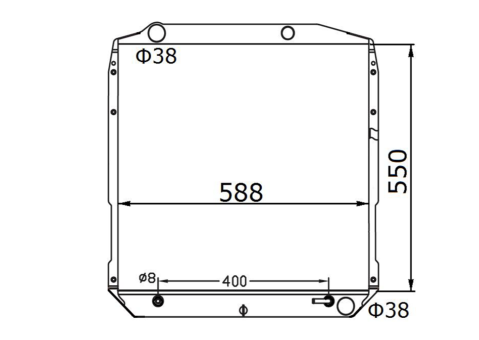 Toyota Coaster Bus BB40 BB50 Radiator / TY18138A – geppscrossauto